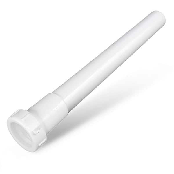 PLUMBFLEX 1-1/4 in. x 12 in. L Polypropylene Extension Tube for Trap ...