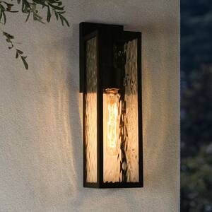 LNC Modern Black 1-Light Outdoor Wall Lantern Rectangle 16.5 in. H ...
