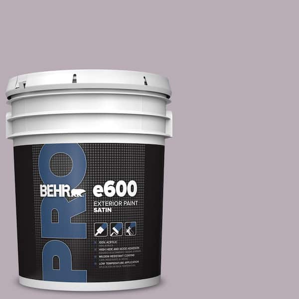 BEHR PRO 5 gal. #670F-4 Silverberry Satin Exterior Paint PR64005 - The ...