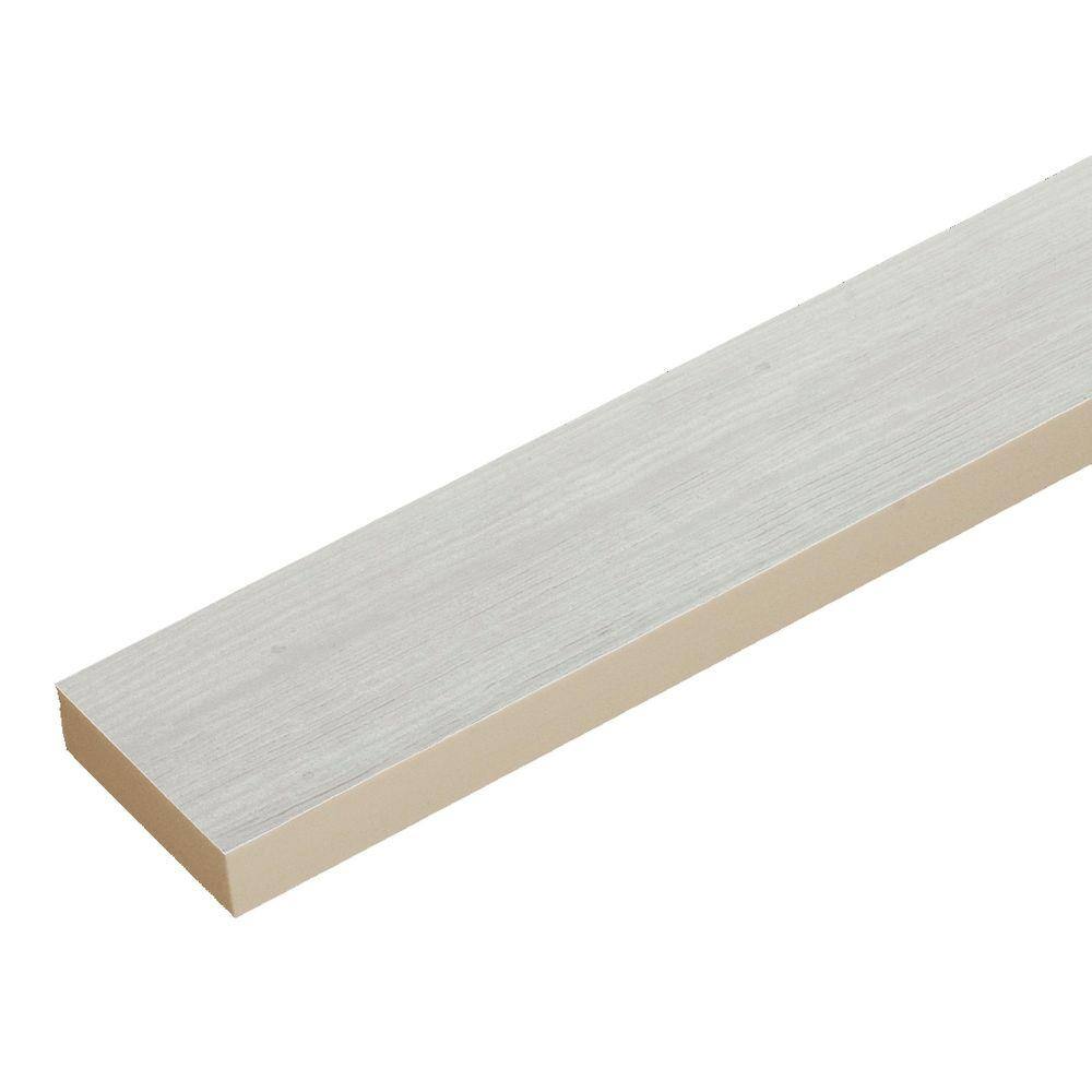 Veranda 1 in. x 3-1/2 in. x 9 ft. Reversible Cellular PVC TRIM ...