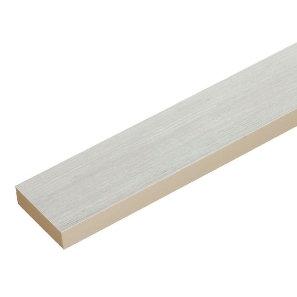 Veranda 1 in. x 3-1/2 in. x 9 ft. Reversible Cellular PVC TRIM ...