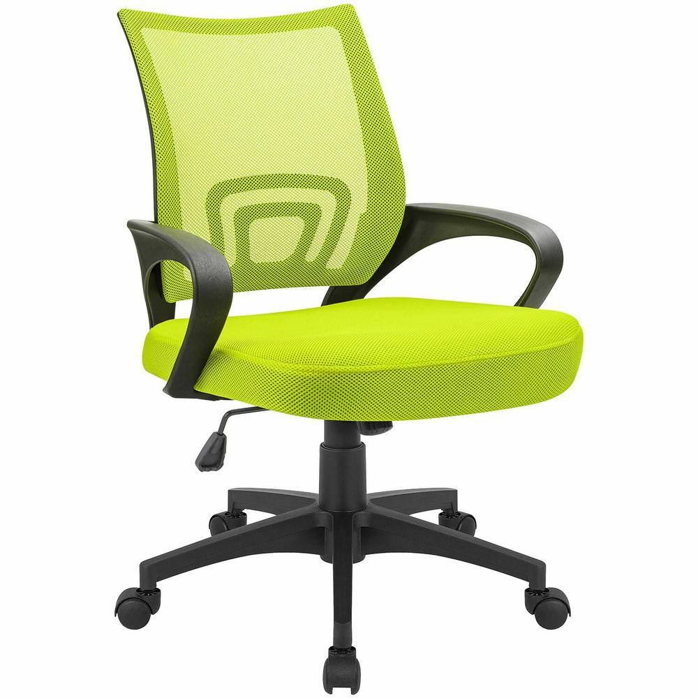 LACOO Green Office Chair Ergonomic Desk Task Mesh Chair with Armrests ...