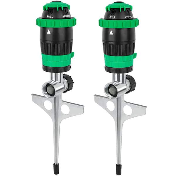 OGETFUUR Gear Drive Sprinkler, 5-Pattern Heavy Duty Gardening Watering ...