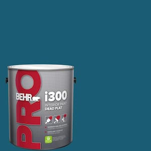 BEHR PRO 1 gal. #540D-7 Deep Blue Sea Low Luster Exterior Paint PR62301 ...