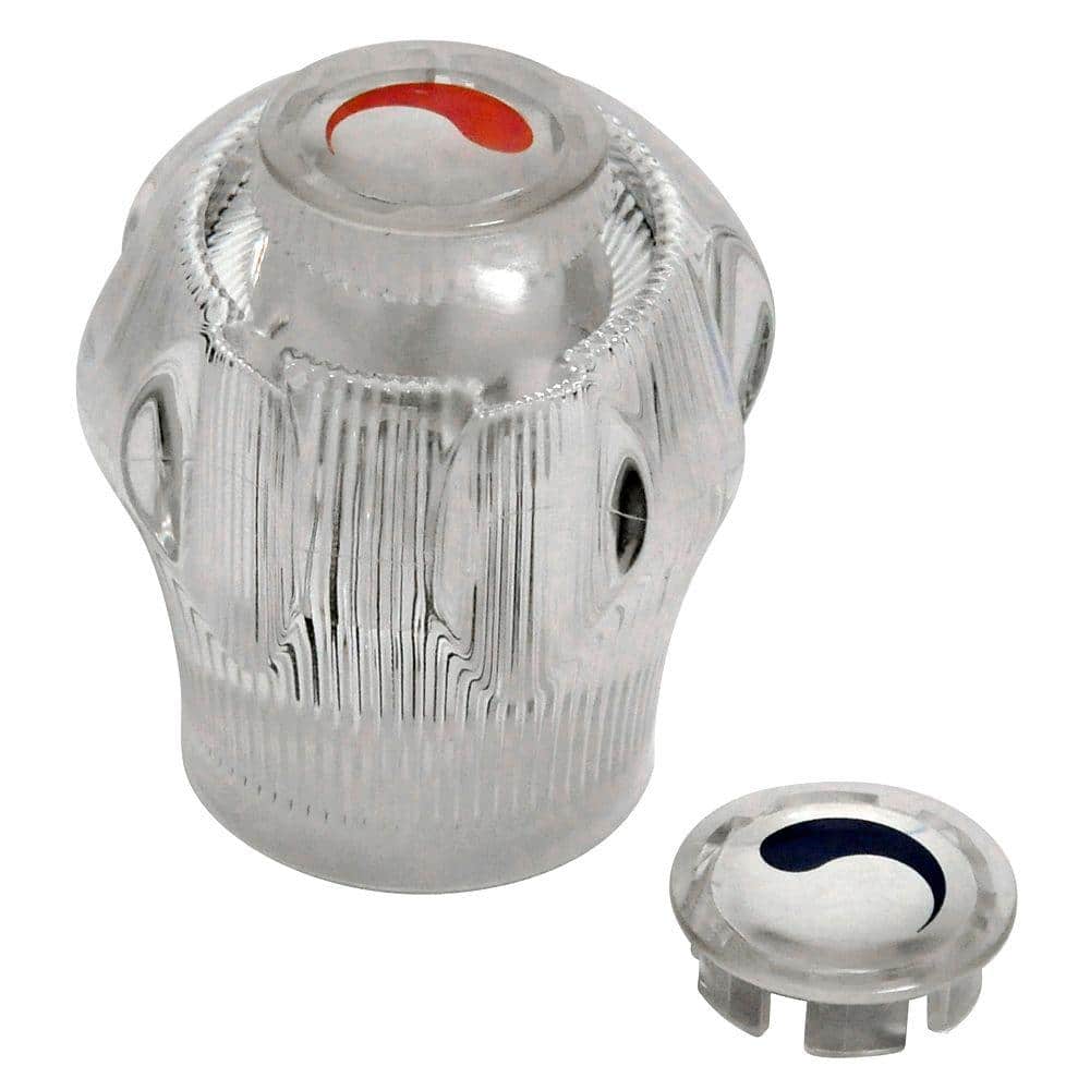 DANCO Small Universal Replacement Faucet Handle in Clear Acrylic 10804 ...