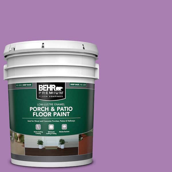 BEHR PREMIUM 5 gal. #P100-5 I Heart Potion Low-Lustre Enamel Interior ...