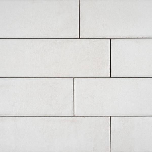 Apollo Tile Cadence 3 in. x 16 in. Matte Crisp White Porcelain Subway ...