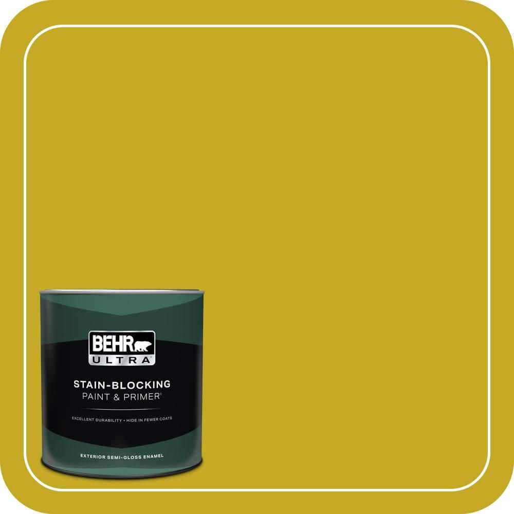 BEHR ULTRA 1 qt. Home Decorators Collection #HDC-MD-03 Citronette Semi ...