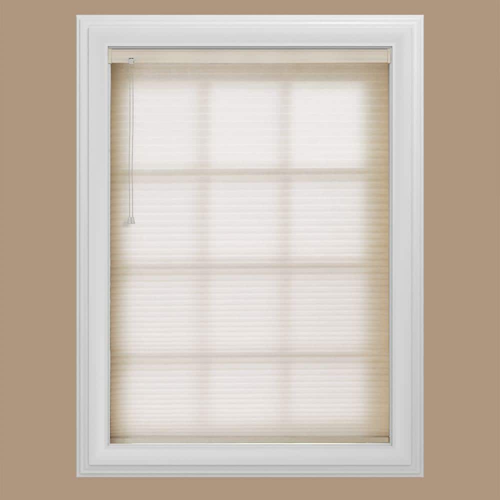 Bali Essentials Alabaster 3/8 in. Cellular Shade - 26 in. W x 48 in. L ...