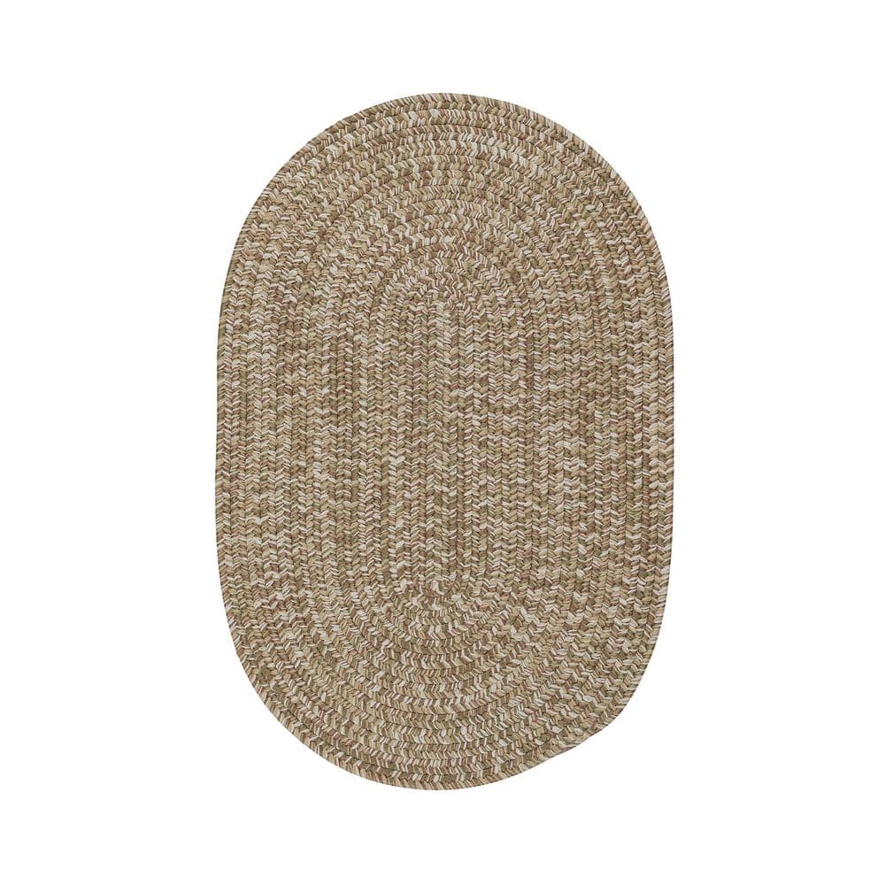 Colonial Mills Carrington Tweed Natural 2 ft. x 3 ft. Oval Indoor ...