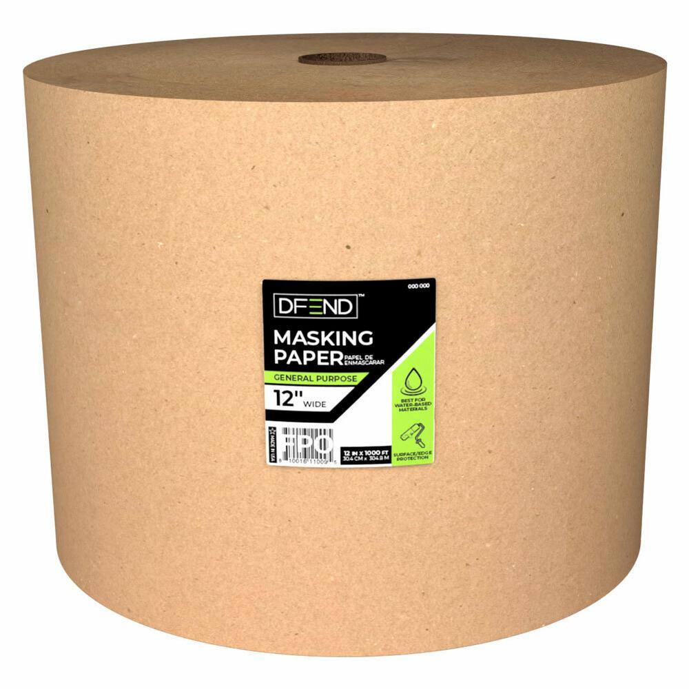 Reviews for Pratt Retail Specialties 1 ft. x 1000 ft. Brown Masking ...