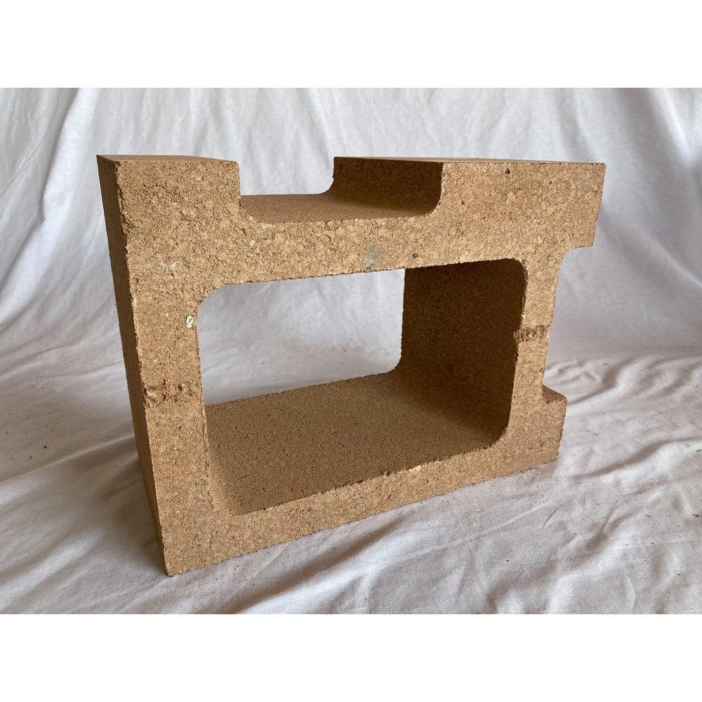 Southwest Block 12 in. x 8 in. x 16 in. Tan Smooth Concrete Block 8 in ...