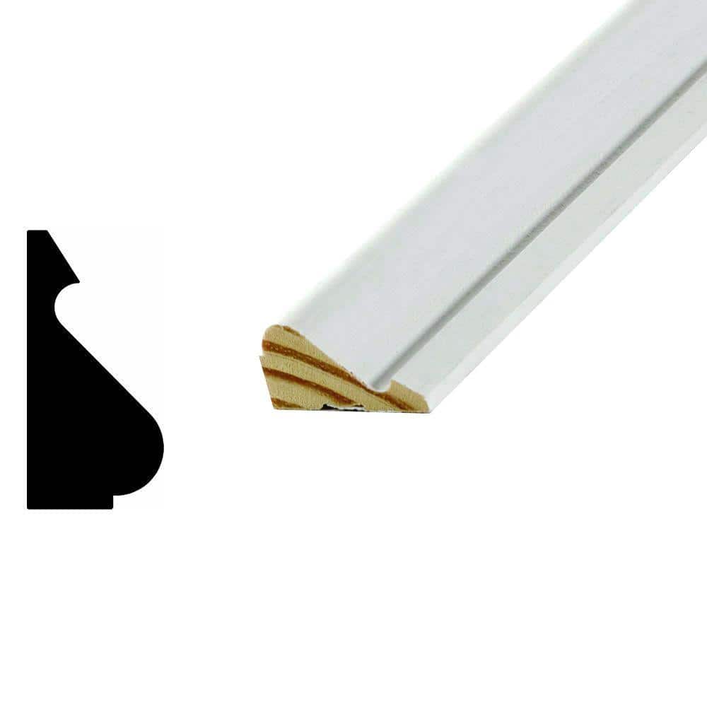 American Wood Moulding WM163 11/16 in. x 1-3/8 in. Primed Finger ...
