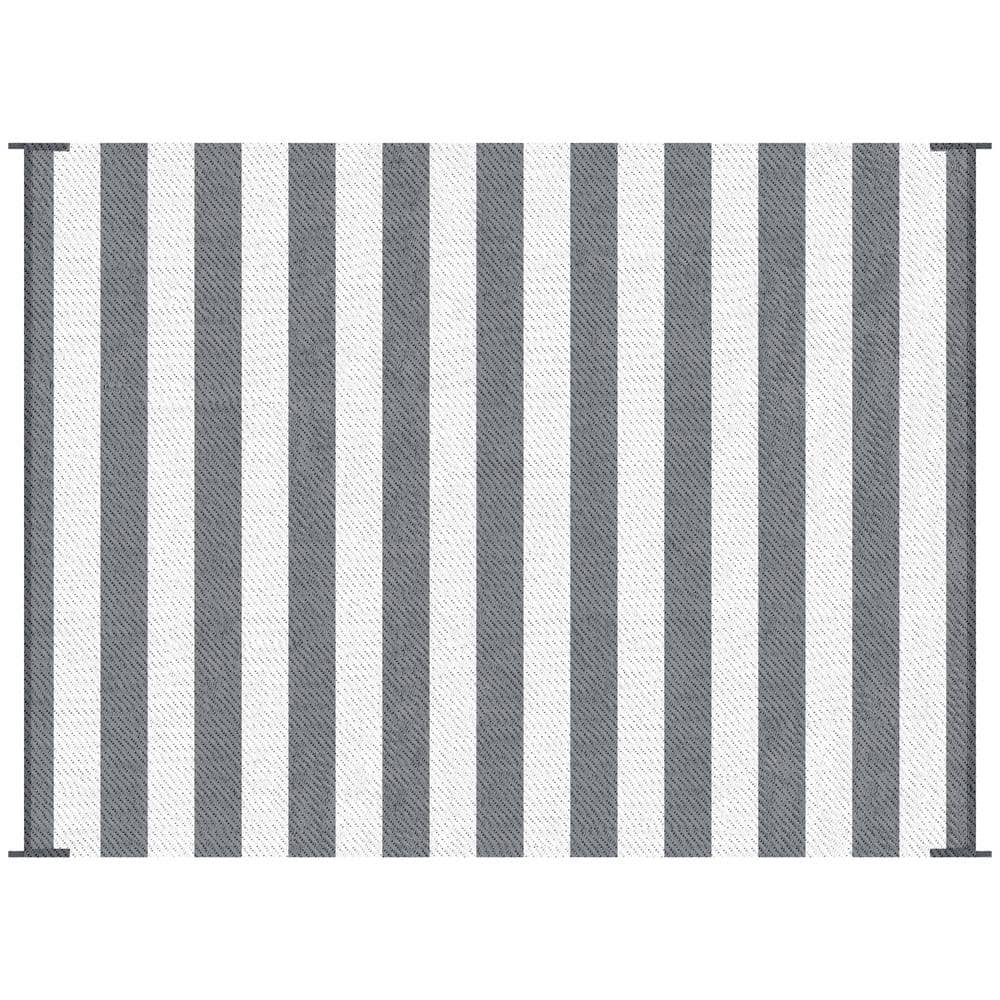 COOLSHARK 9 ft. x 12 ft. Waterproof Outdoor Patio Rug Indoor Large ...