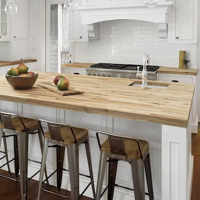 8 ft. - Butcher Block Countertops - Countertops - The Home Depot