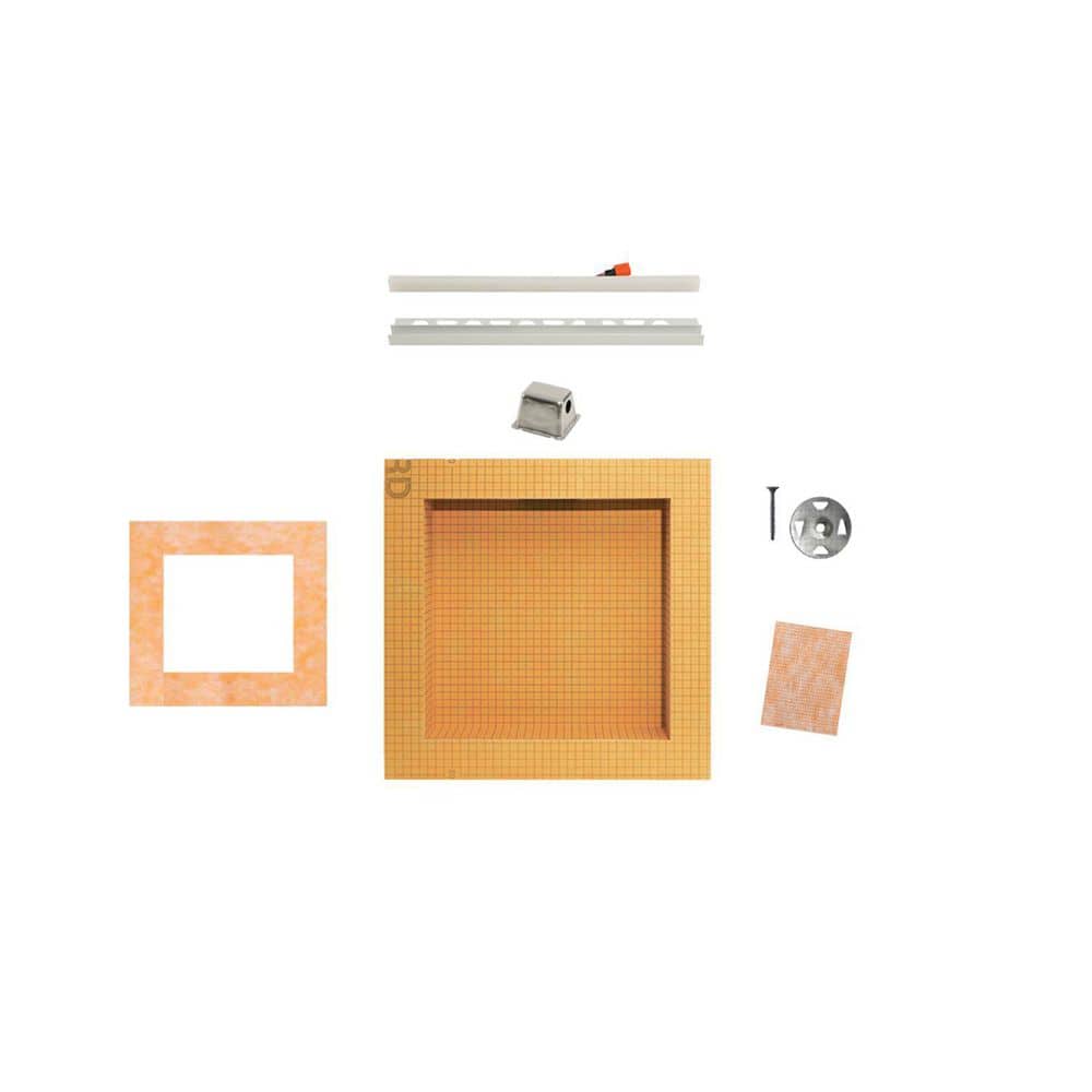 Schluter Kerdi-Board-SNLT Shower Niche 12 in. x 12 in. with Frame and ...