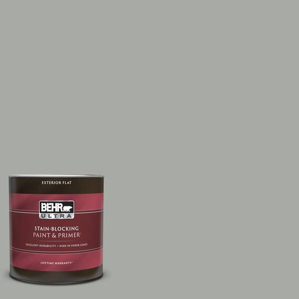 BEHR ULTRA 1 qt. #PPU25-15 Flipper Flat Exterior Paint & Primer 485404 ...