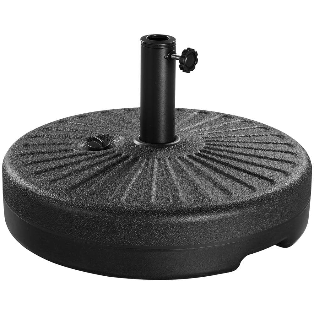 Yaheetech 20 in. Patio Umbrella Base Stand Black DYtrdc0001 - The Home ...
