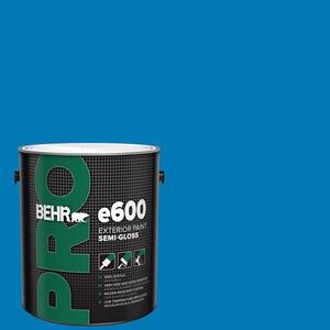 BEHR PRO 1 gal. #P500-6 Deep River Satin Enamel Exterior Paint PR64301 ...