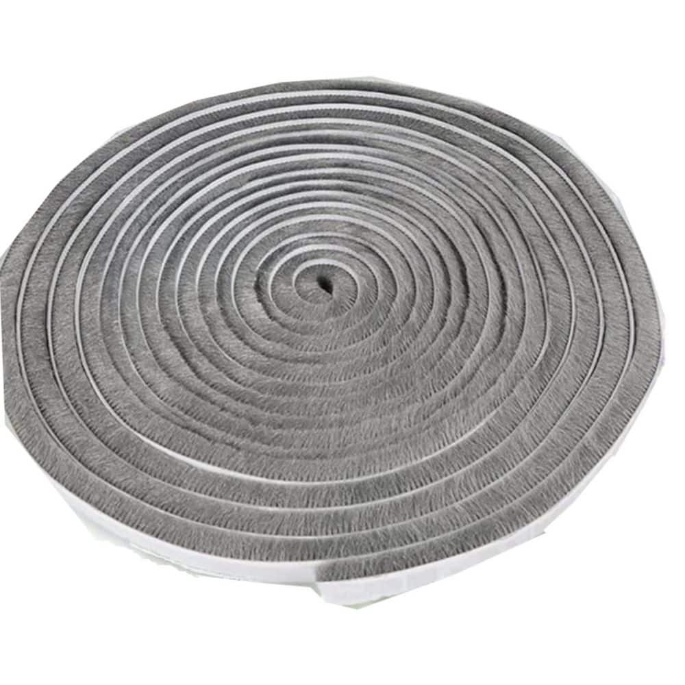 NVNOO 33 ft. x 0.35 in. x 0.2 in. Gray Self-Adhesive Soundproofing ...
