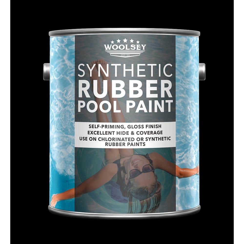 WOOLSEY Synthetic Rubber Pool Paint White 962 196206 - The Home Depot