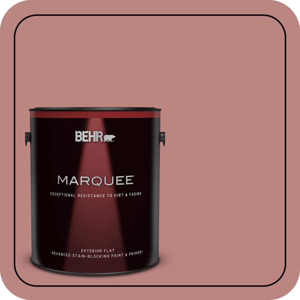 BEHR MARQUEE 1 gal. #S150-4 Red Clover Flat Exterior Paint & Primer ...