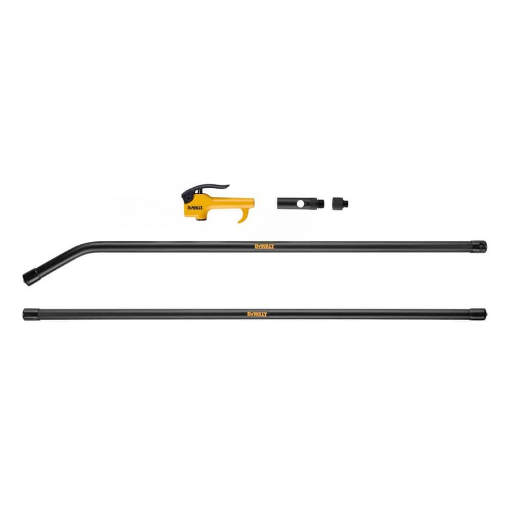 DEWALT 1/4 in. Lever Style Blow Gun w/ 2 ft. to 4 ft. Extension and ...