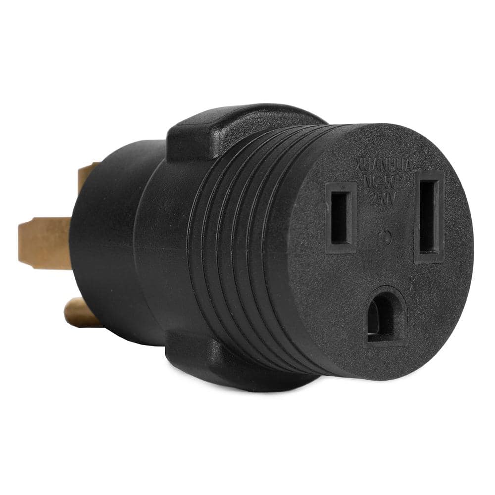WEN 240V 50-Amp 12000-Watt Generator to Appliance Adapter, NEMA 14-50P ...