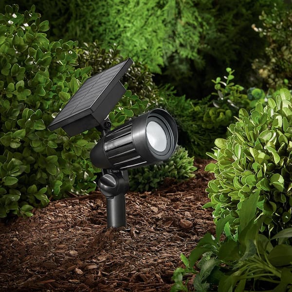 Black Led Outdoor Spotlight Sign