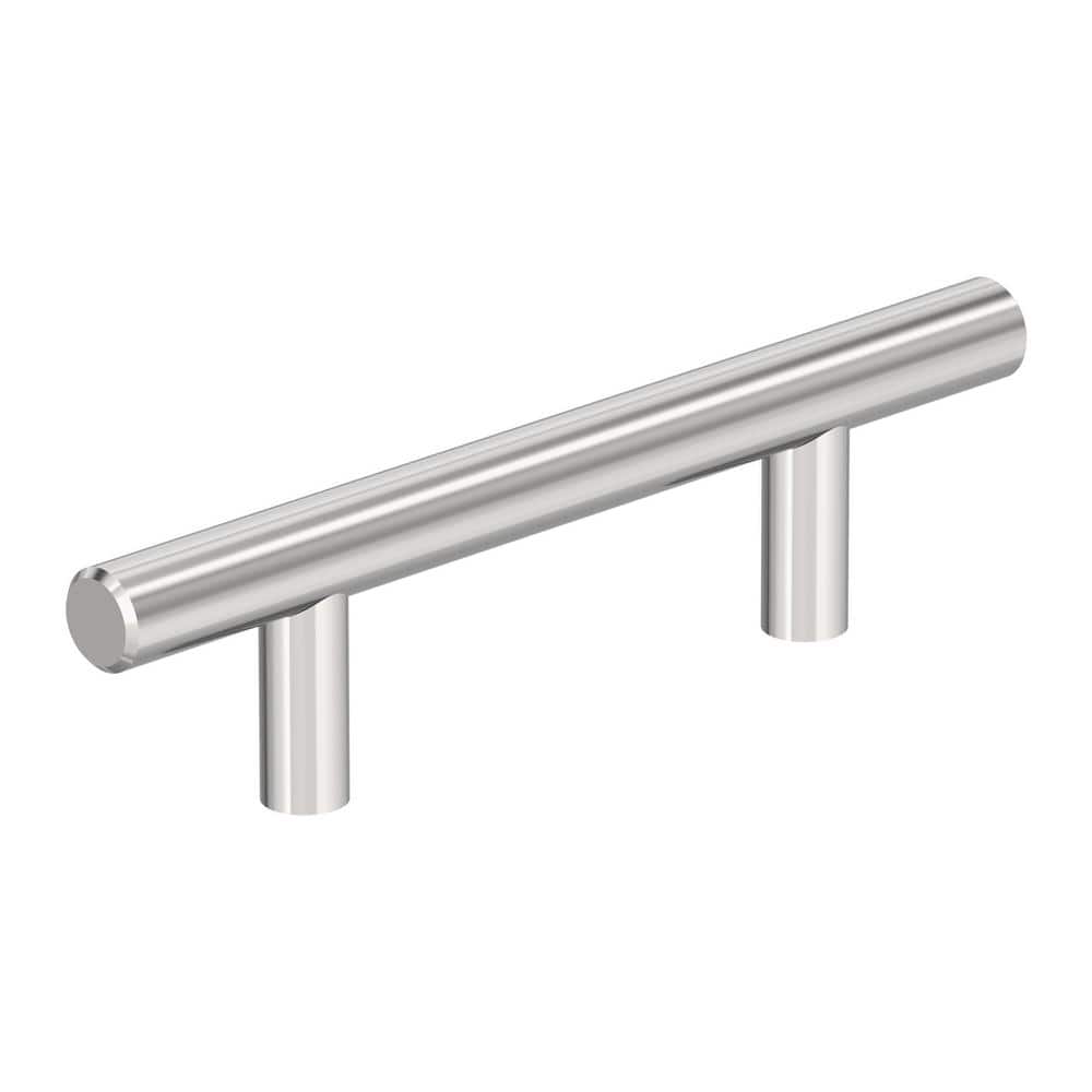 Amerock Bar Pulls Hollow 3 in. (76mm) Modern Polished Chrome Bar ...