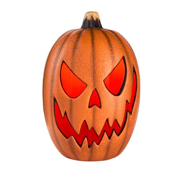 Reviews for Home Accents Holiday 16 in. Halloween Classics Plug-in LED Spooky Jack-O-Lantern ...