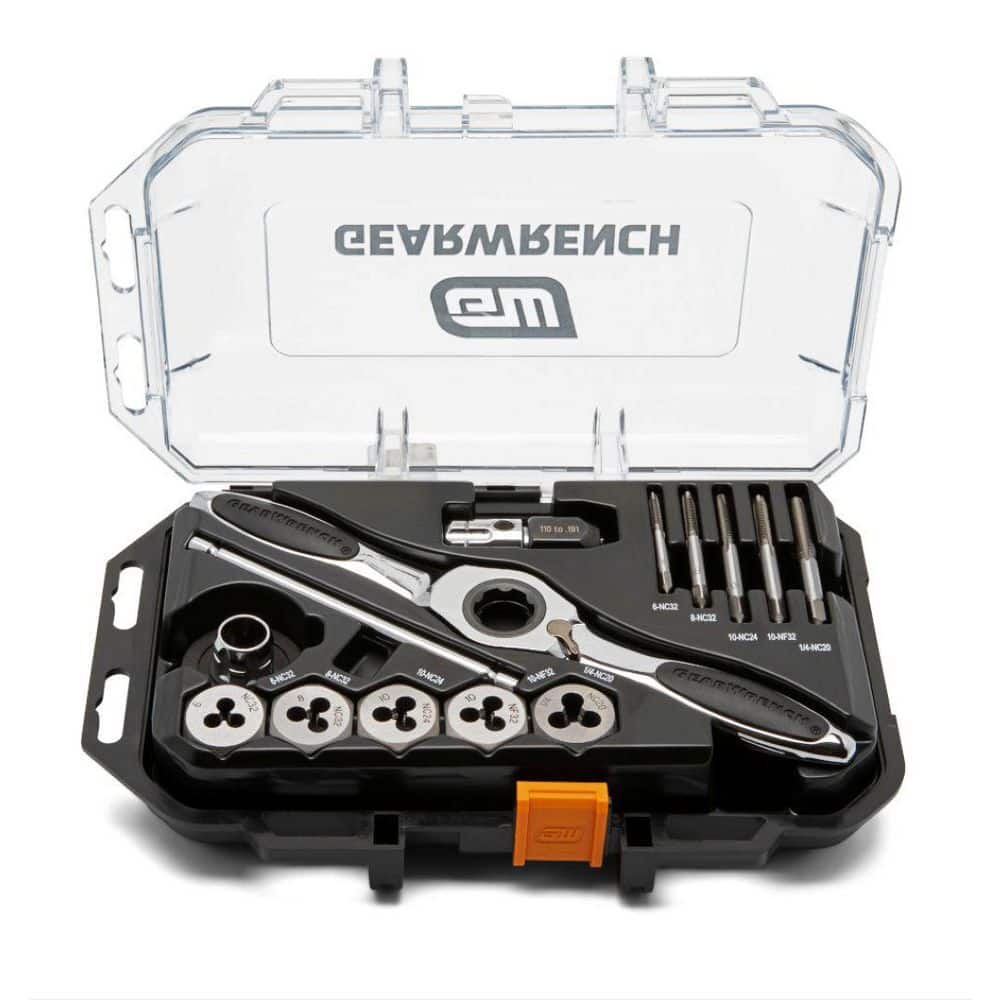 GEARWRENCH SAE Ratcheting Tap and Die Set (15-Piece) 82816 - The Home Depot