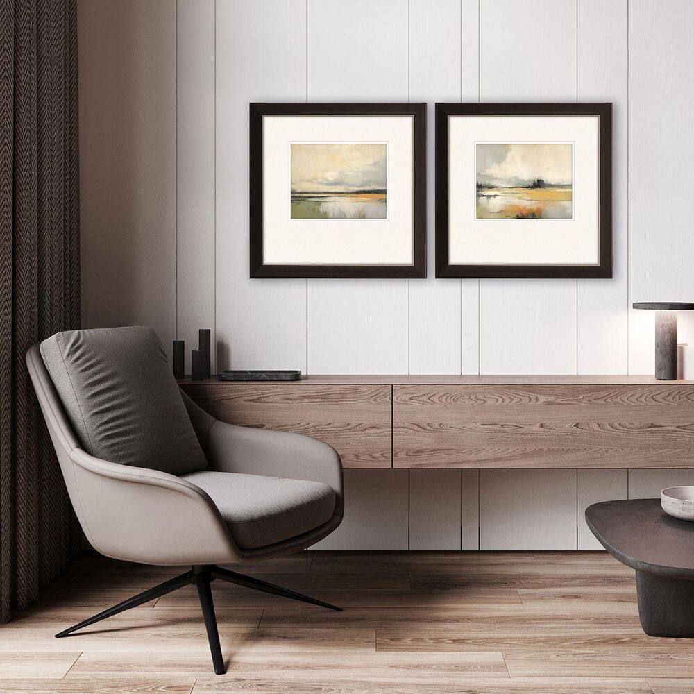 Paragon Silent Landscape by Orlov 2 Piece Framed Giclee Coastal Art ...