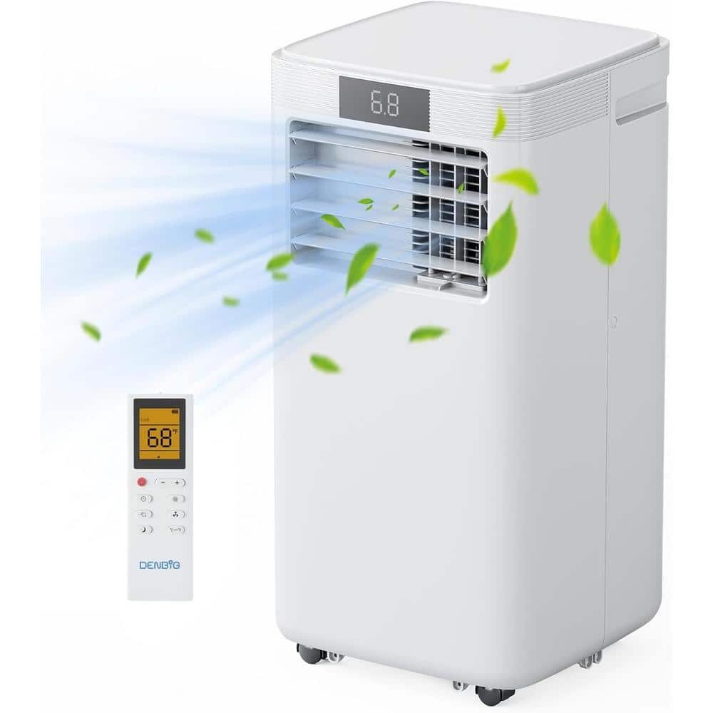 Runesay 10,000 BTU Portable Air Conditioner Cools 300 sq. ft. with ...