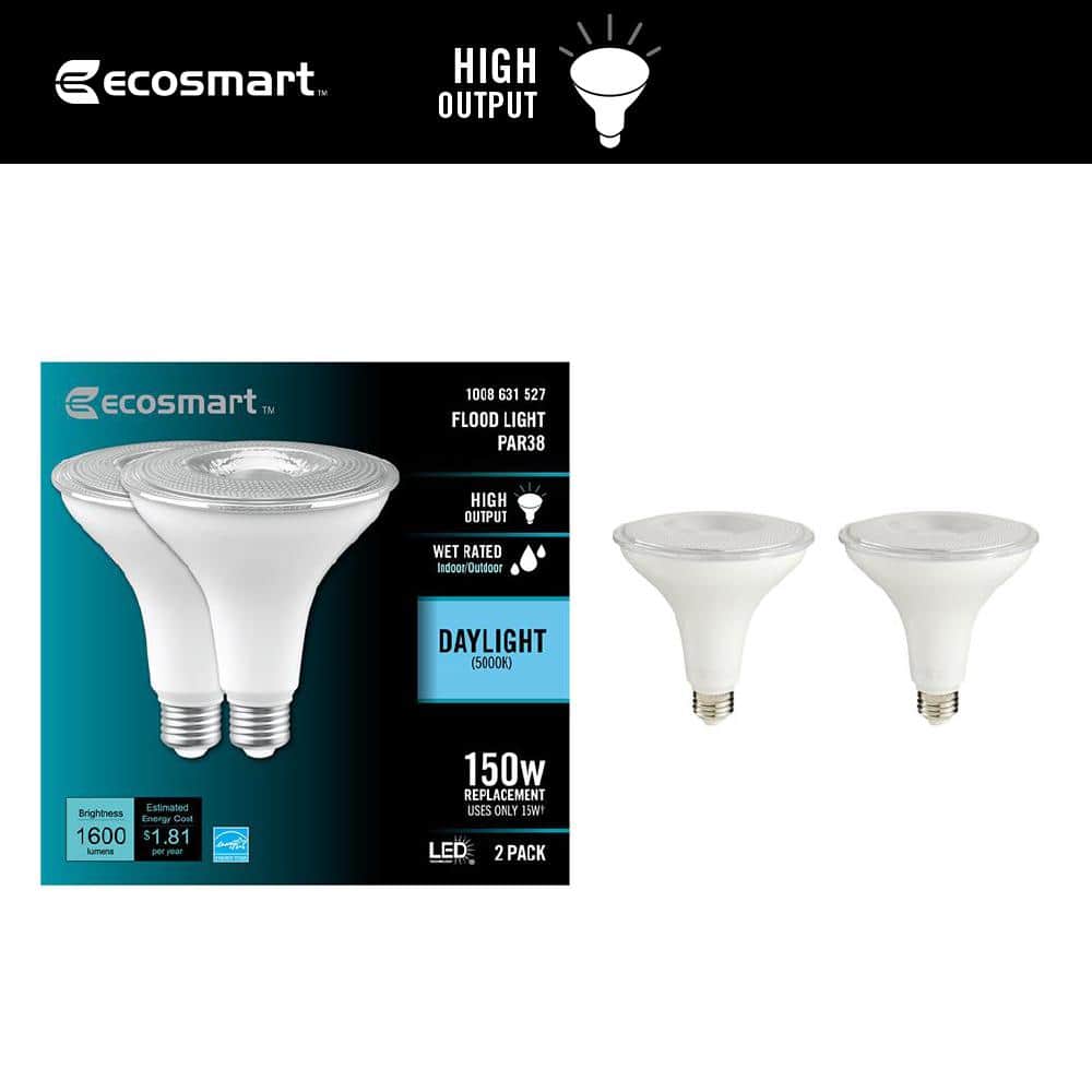 Reviews for EcoSmart 150-Watt Equivalent PAR38 Light Energy Star ...