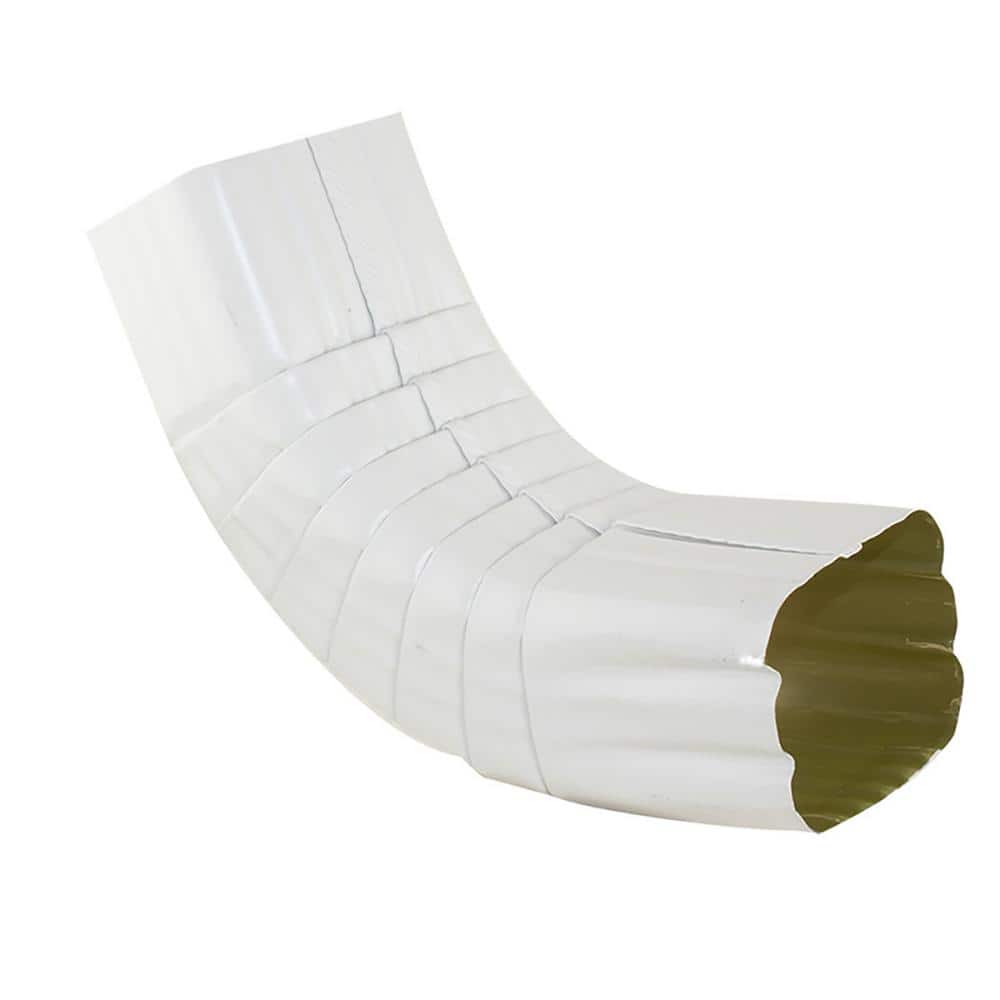 Spectra Pro Select 2 in. x 3 in. Low Gloss White Aluminum Downpipe - A ...