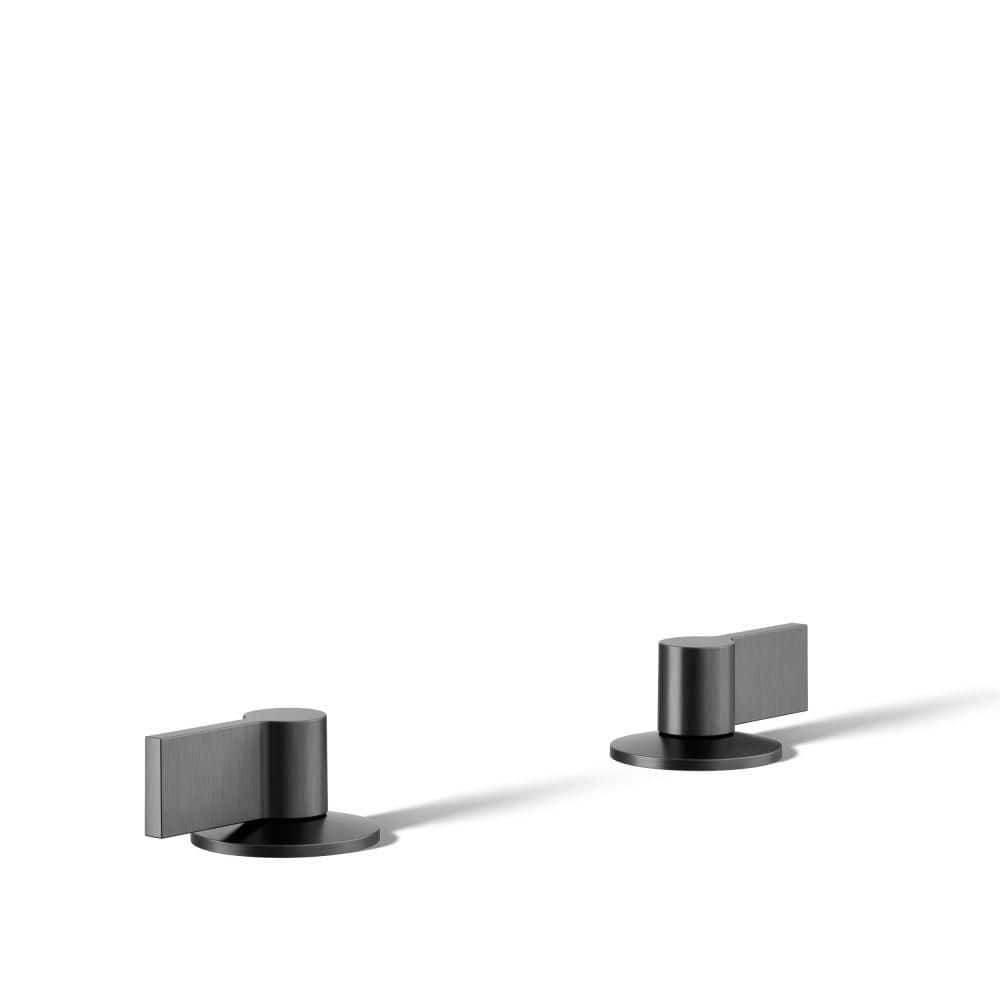 KOHLER Components Lever Bathroom Sink Faucet Handles In Vibrant Brushed ...