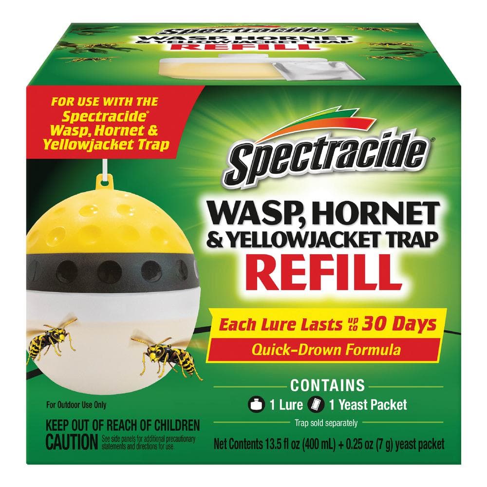 Spectracide Wasp, Hornet and Yellow Jacket Canister Insect Trap Refill (1-Count) HG-97407 - The ...