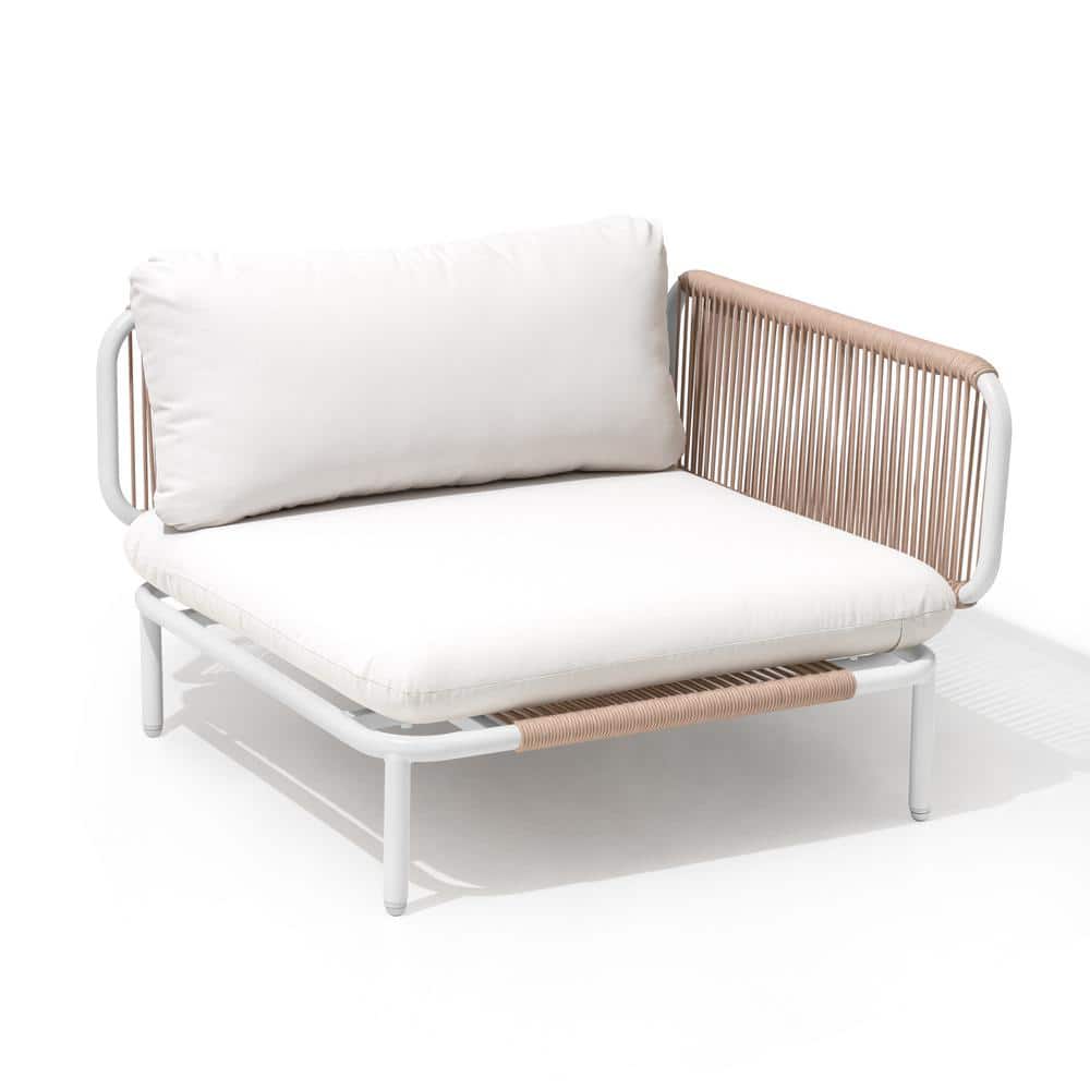 Crestlive Products 1-Piece Metal Outdoor Drawstring Sectional Single ...