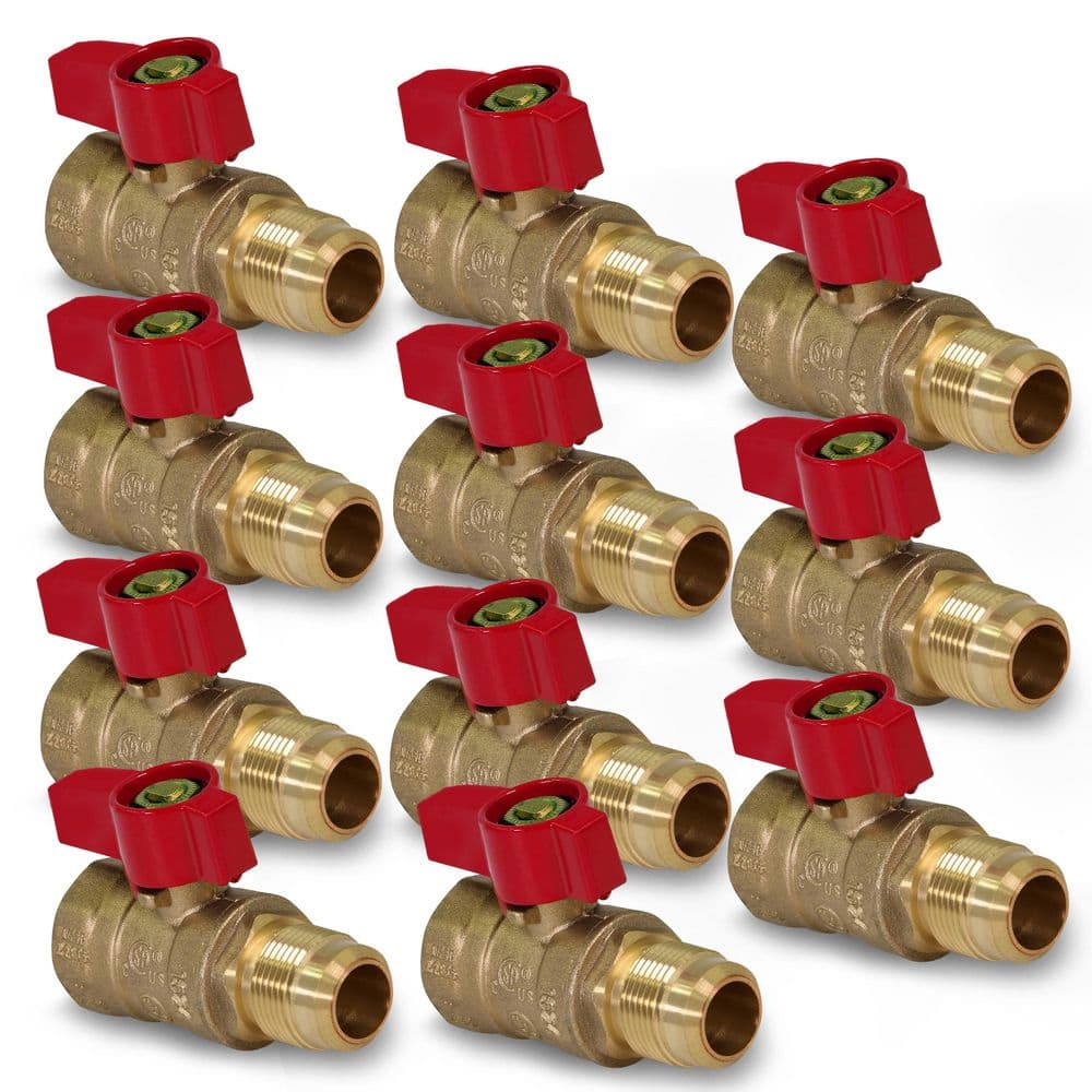 CMI inc 5/8 in. Flare (15/16 THD) x 1/2 in. Female Iron Pipe Threaded ...