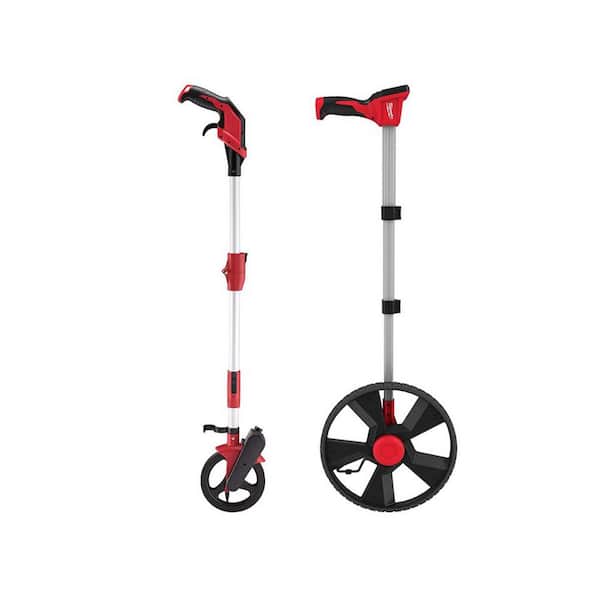 Milwaukee 6 in. Aluminum Measuring Wheel with 12 in. Digital Measuring ...