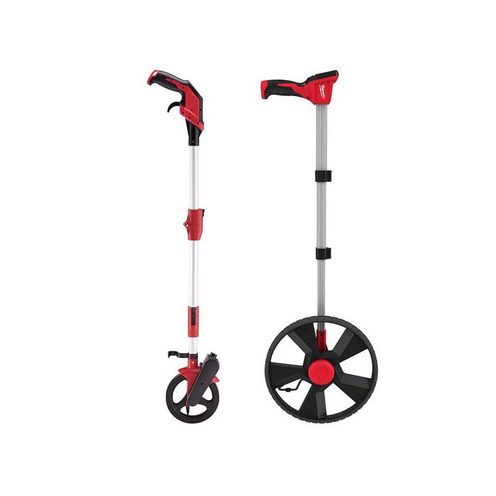 Milwaukee 6 in. Aluminum Measuring Wheel with 12 in. Digital Measuring ...