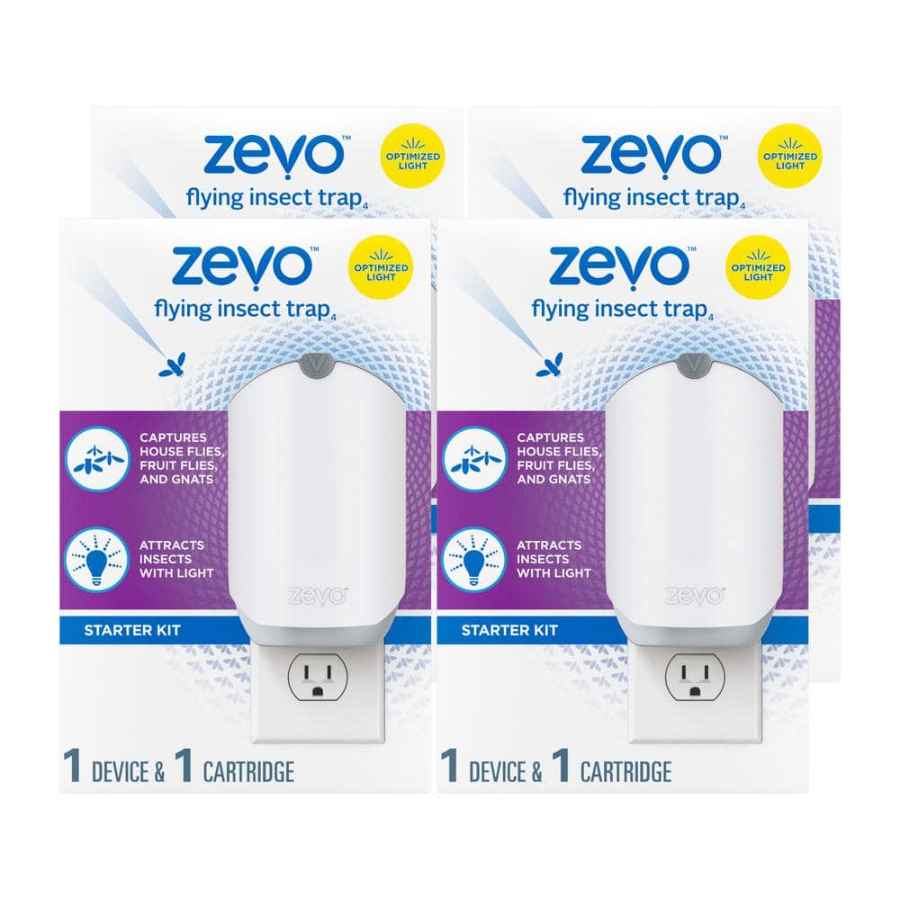 ZEVO Indoor Flying Insect Trap for Fruit flies, Gnats and House Flies ...