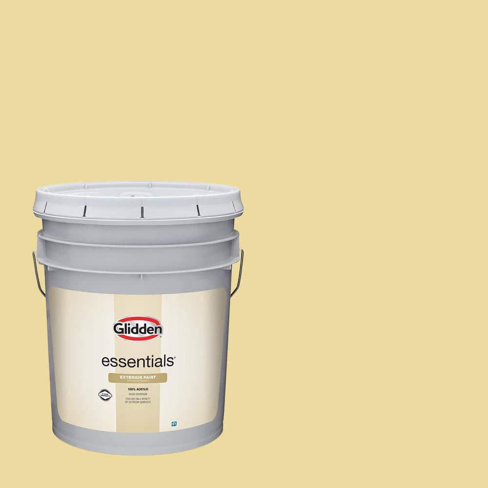 Glidden Essentials 5 gal. PPG1107-4 Demeter Satin Exterior Paint ...