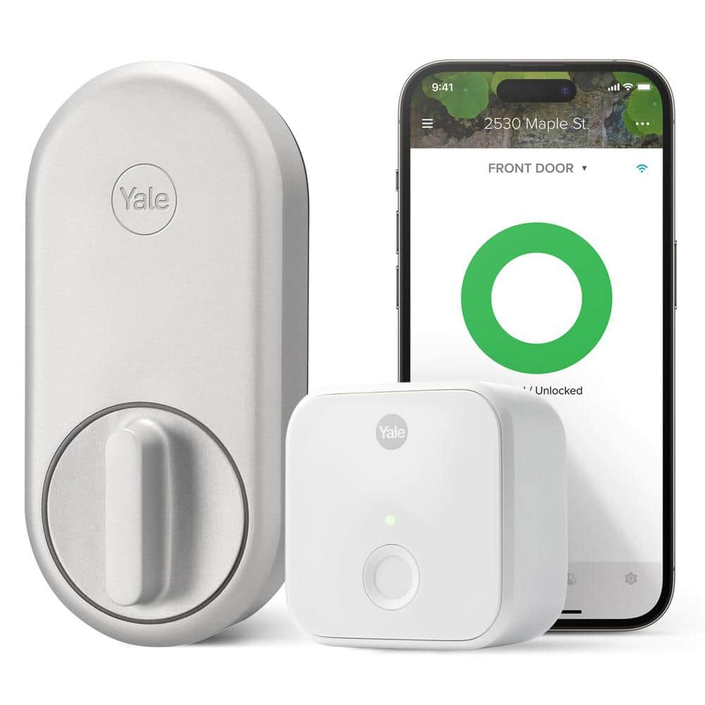 Yale Apartment Smart Door Lock with Wi-Fi Access, Silver YRR10-WF1-SLV ...
