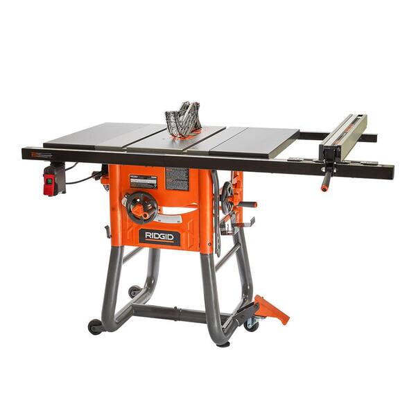 RIDGID 10 In Contractor Table Saw With Cast Iron Top R4560 The Home