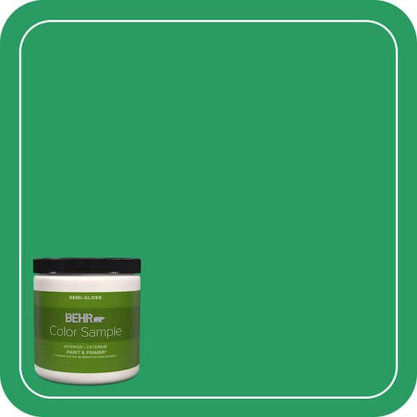 BEHR PREMIUM PLUS 8 oz. #S-G-450 Herbal Tea Semi-Gloss Interior ...