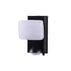 Defiant 180° Black Motion Sensor Battery Powered Outdoor 1-Head Dusk to ...