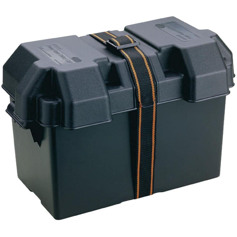 ATTWOOD Power Guard Battery Box - Black, Fits Group 27M 9067-1 - The ...