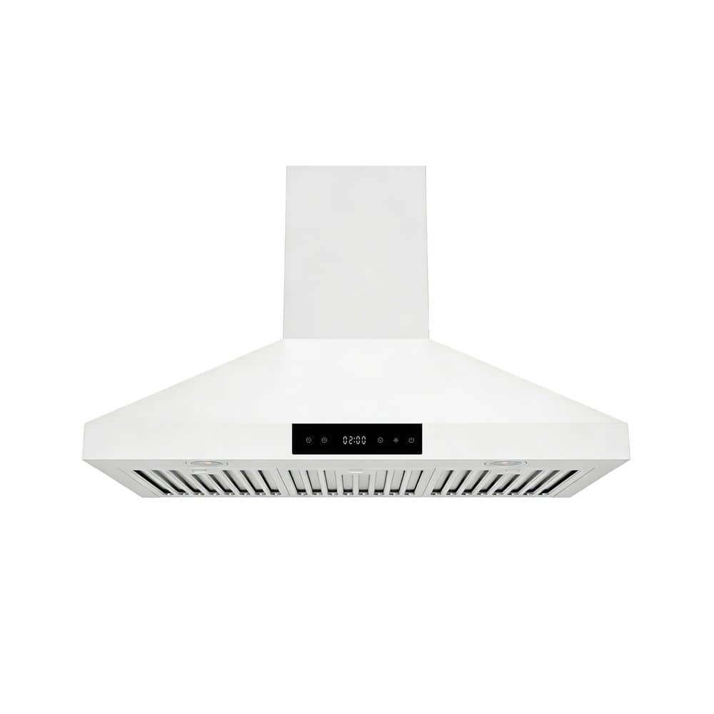 Reviews for HAUSLANE 36 in. Convertible Wall Mount Range Hood with ...